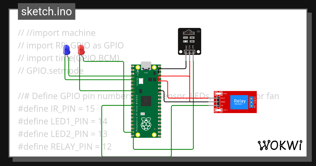 home auto - Wokwi ESP32, STM32, Arduino Simulator
