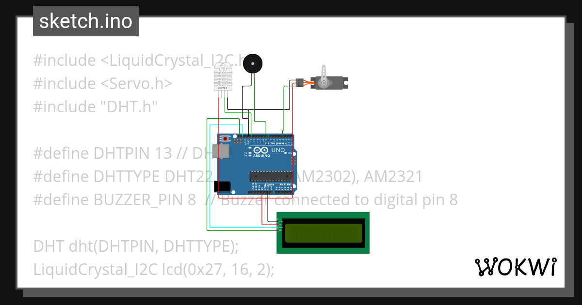 pengering otomatis - Wokwi ESP32, STM32, Arduino Simulator