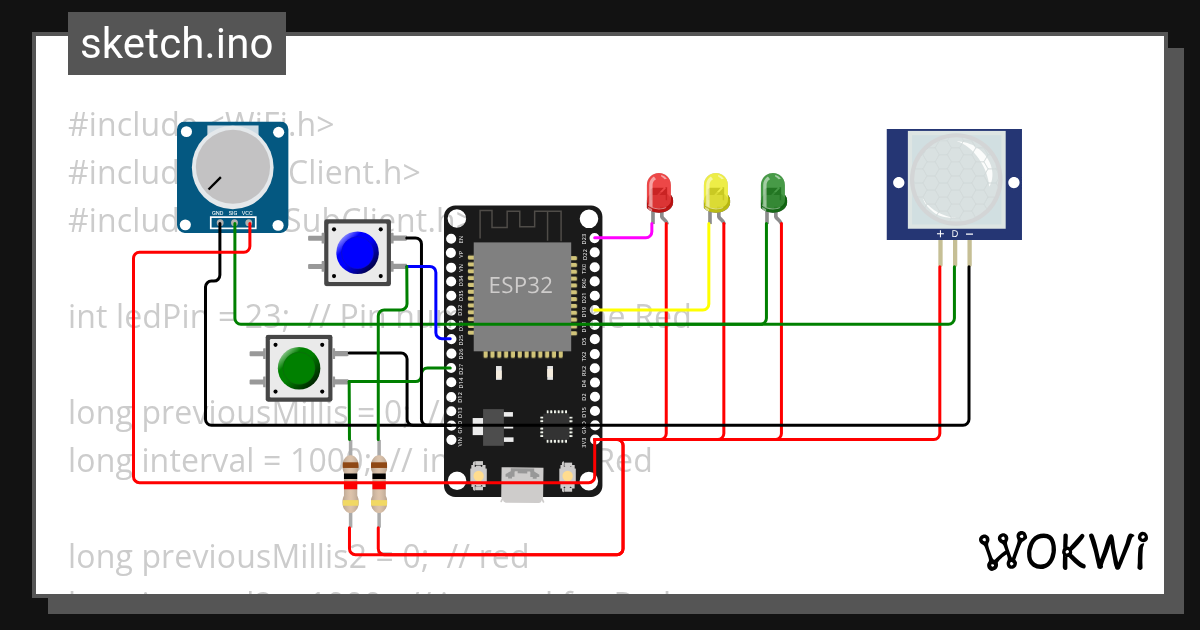 LAB 6 Part 1 - Wokwi ESP32, STM32, Arduino Simulator