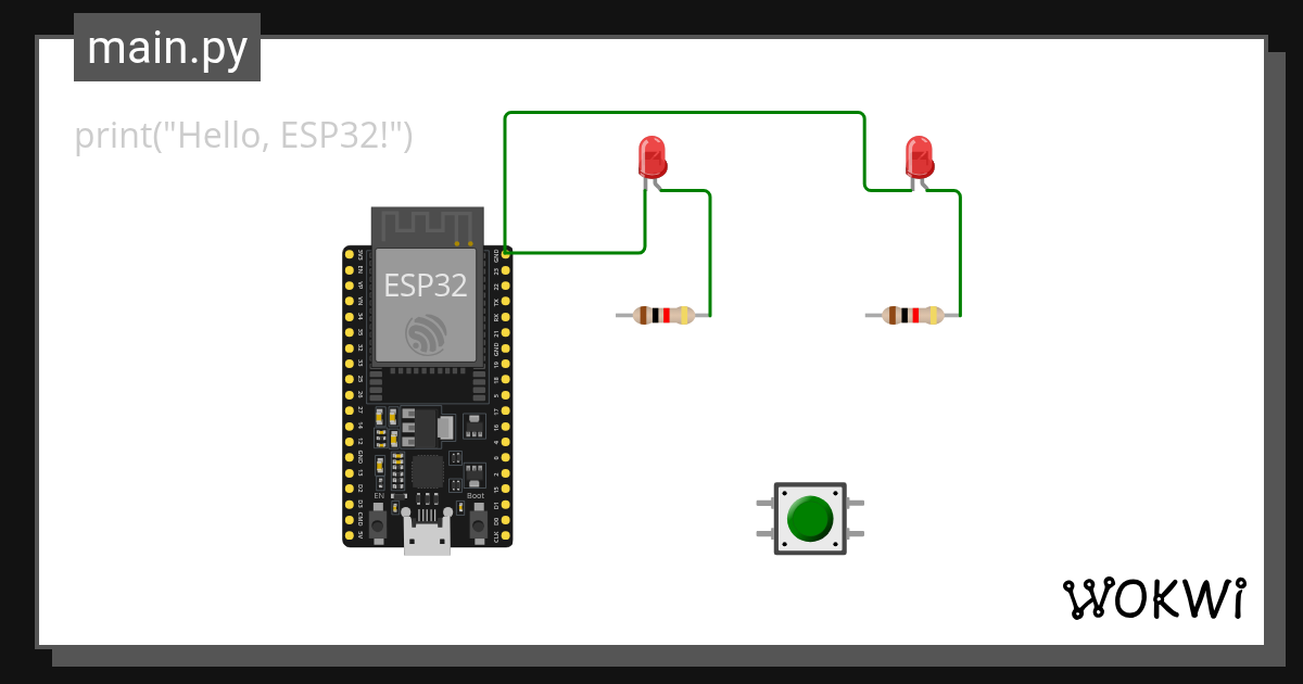 latihan 2 - Wokwi ESP32, STM32, Arduino Simulator latihan 2 - Wokwi ESP32, STM32, Arduino Simulator