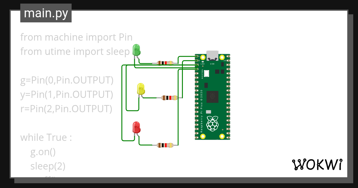 1 way traffic - Wokwi ESP32, STM32, Arduino Simulator 1 way traffic - Wokwi ESP32, STM32, Arduino Simulator