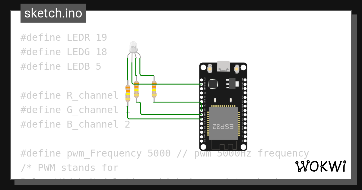 C189 Gbl Rgb Led Act1 Wokwi Esp32 Stm32 Arduino Simulator
