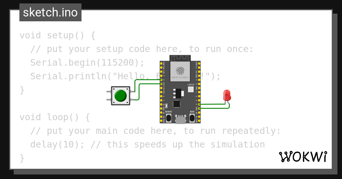Cat Btn Wokwi Esp32 Stm32 Arduino Simulator 2065