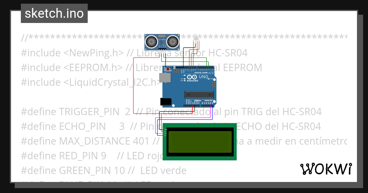 Romero Carrasco Kelvin-Sensor HC.SR04 - Wokwi ESP32, STM32, Arduino Simulator