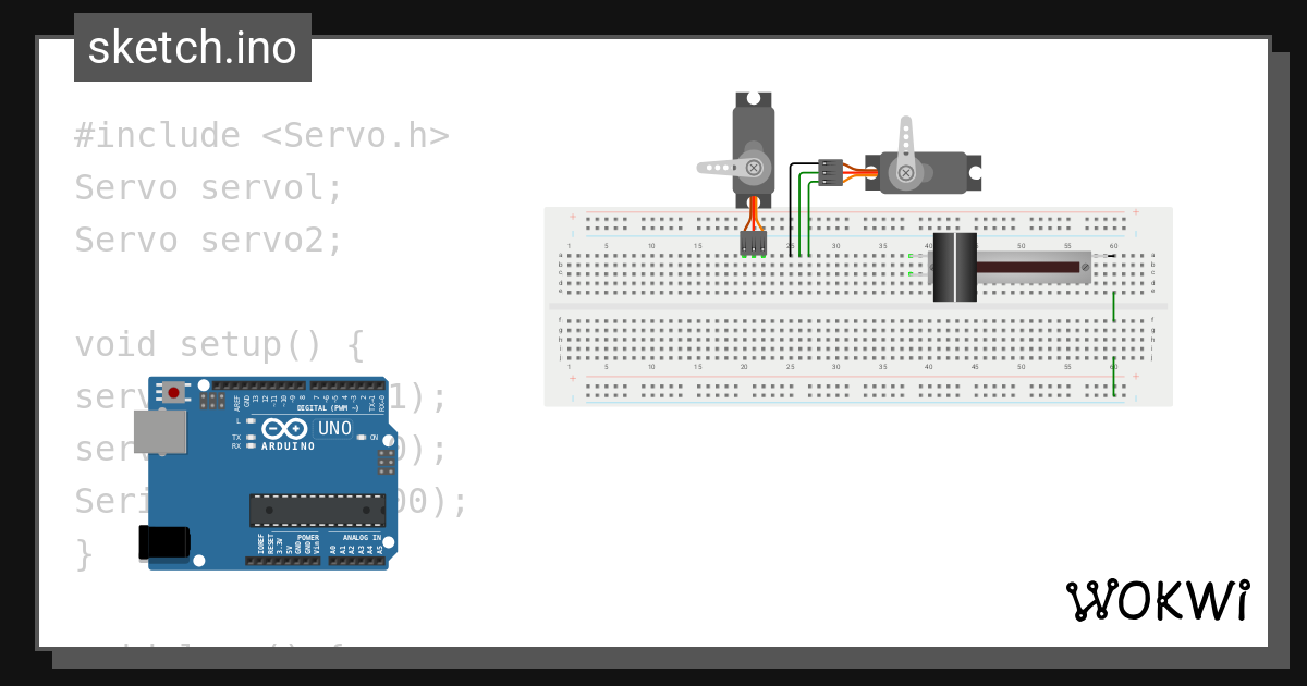 Servo Jostik Wokwi Esp32 Stm32 Arduino Simulator 3960