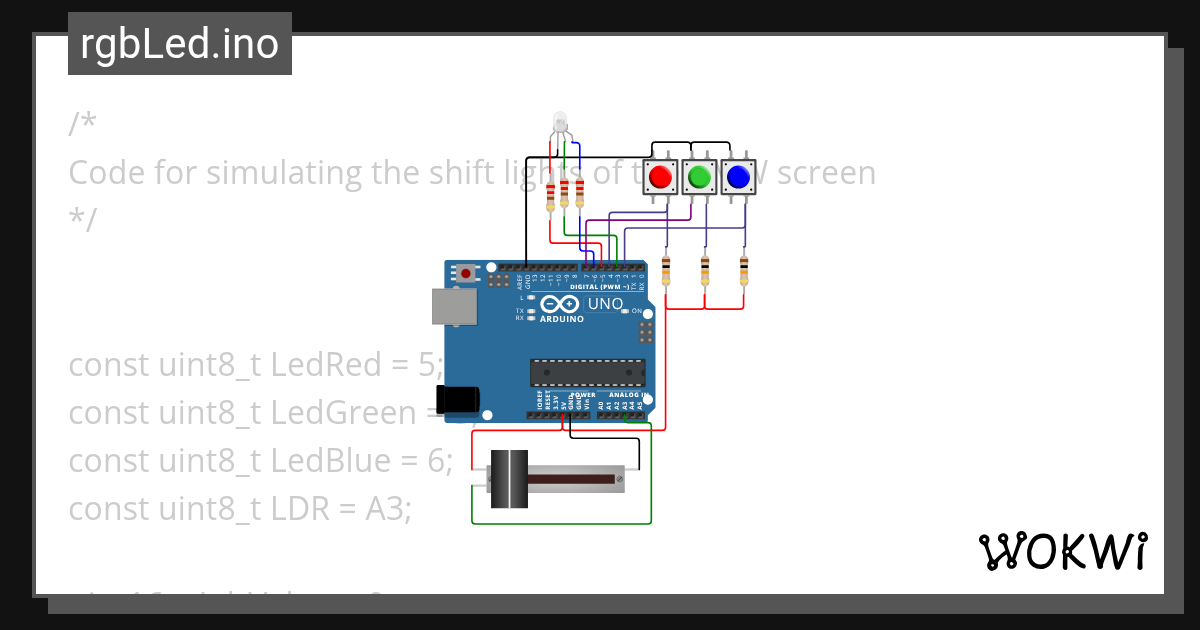 rgb light - Wokwi ESP32, STM32, Arduino Simulator
