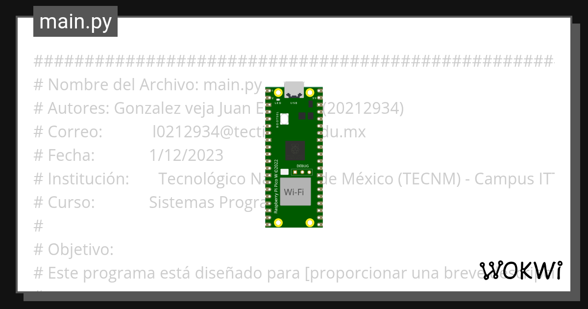 Pico Test - Wokwi ESP32, STM32, Arduino Simulator