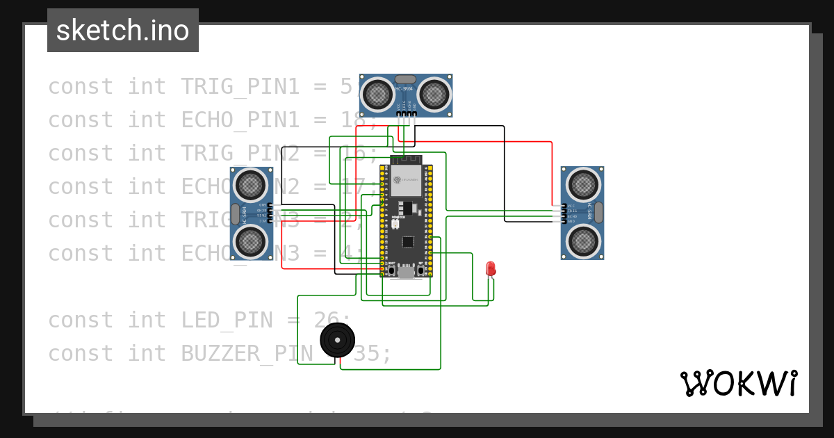 Blindman Stick Wokwi Esp32 Stm32 Arduino Simulator 8625
