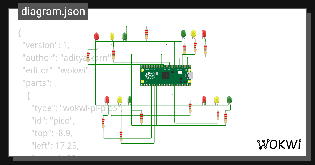 trafficlight - Wokwi ESP32, STM32, Arduino Simulator