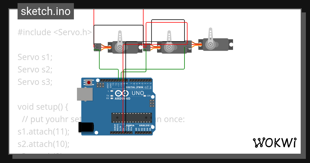 SERVO PATTERN - Wokwi ESP32, STM32, Arduino Simulator SERVO PATTERN - Wokwi ESP32, STM32, Arduino Simulator