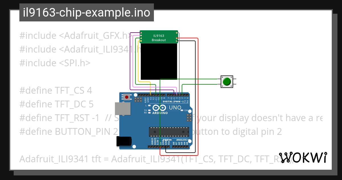 Timer On Customchip Il9163 Chip By Arvind Copy Wokwi Esp32 Stm32 8147