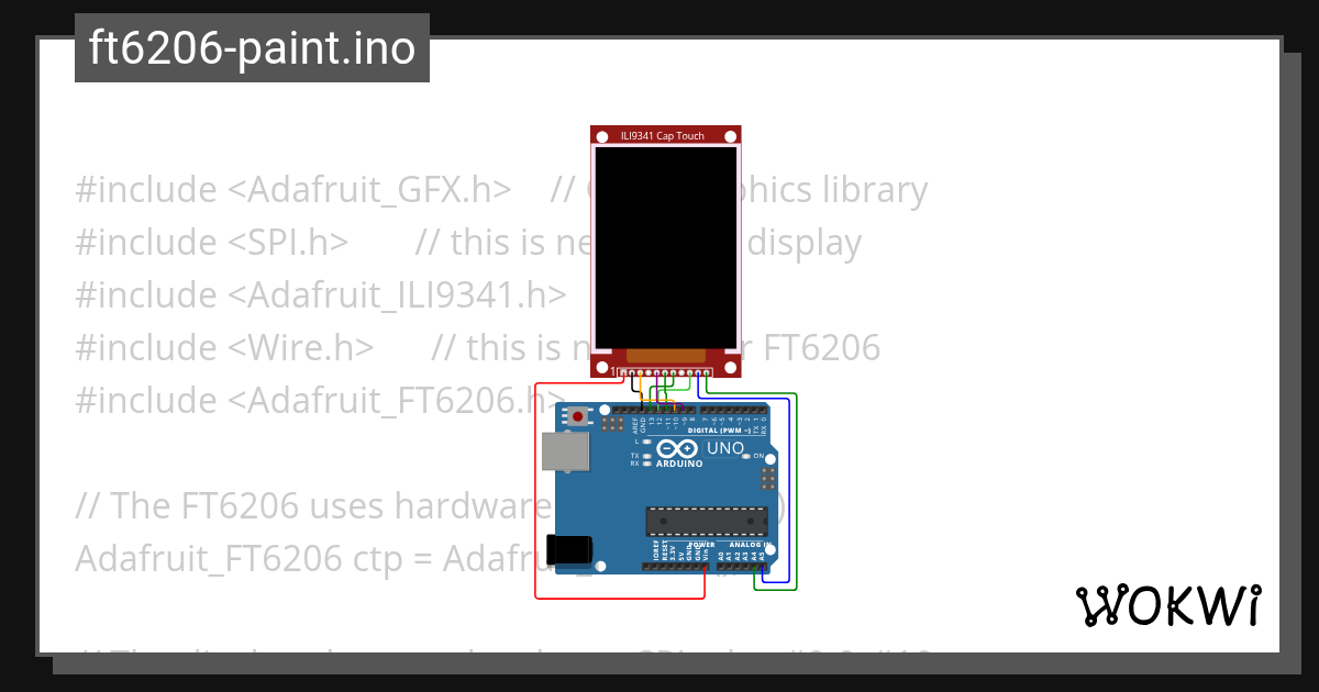 Touch Screen - Wokwi ESP32, STM32, Arduino Simulator