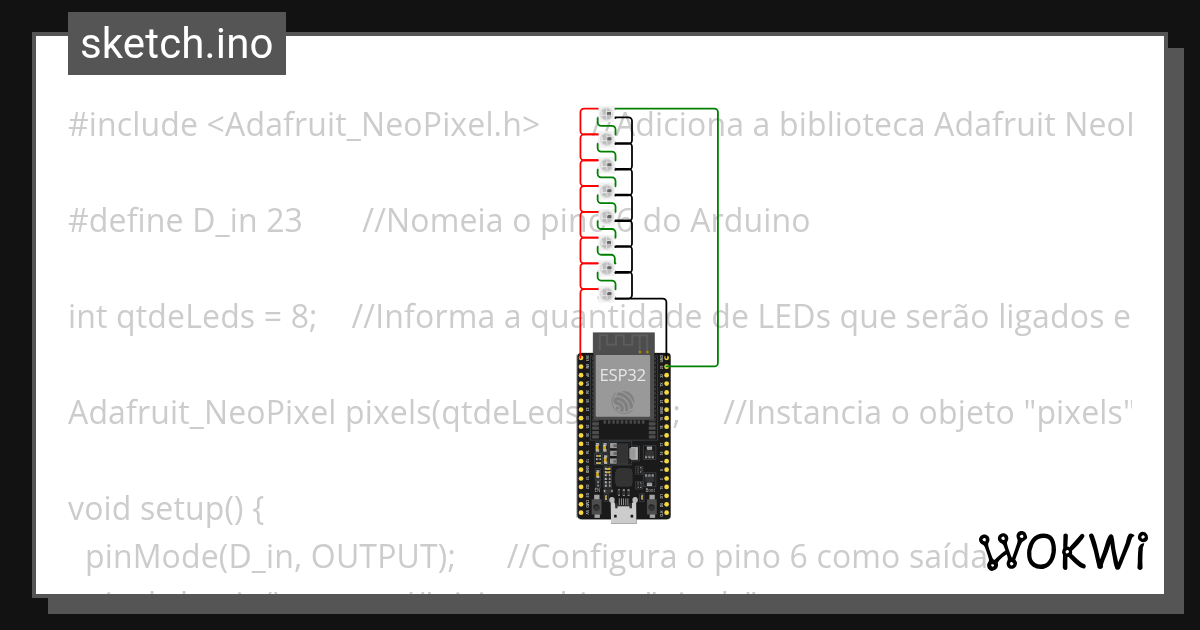 Esp32 Led Ring Random Wokwi Esp32 Stm32 Arduino Simulator 