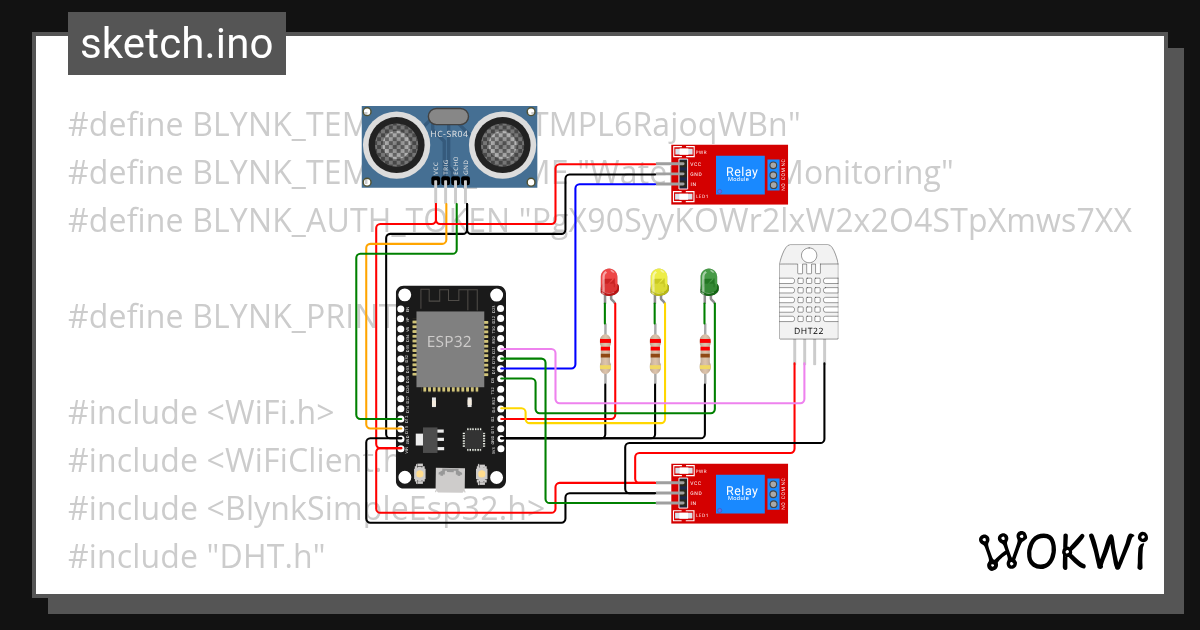 Ione Smart Radar Water Tank Monitoring Experiment Wokwi Esp32 Stm32 4231