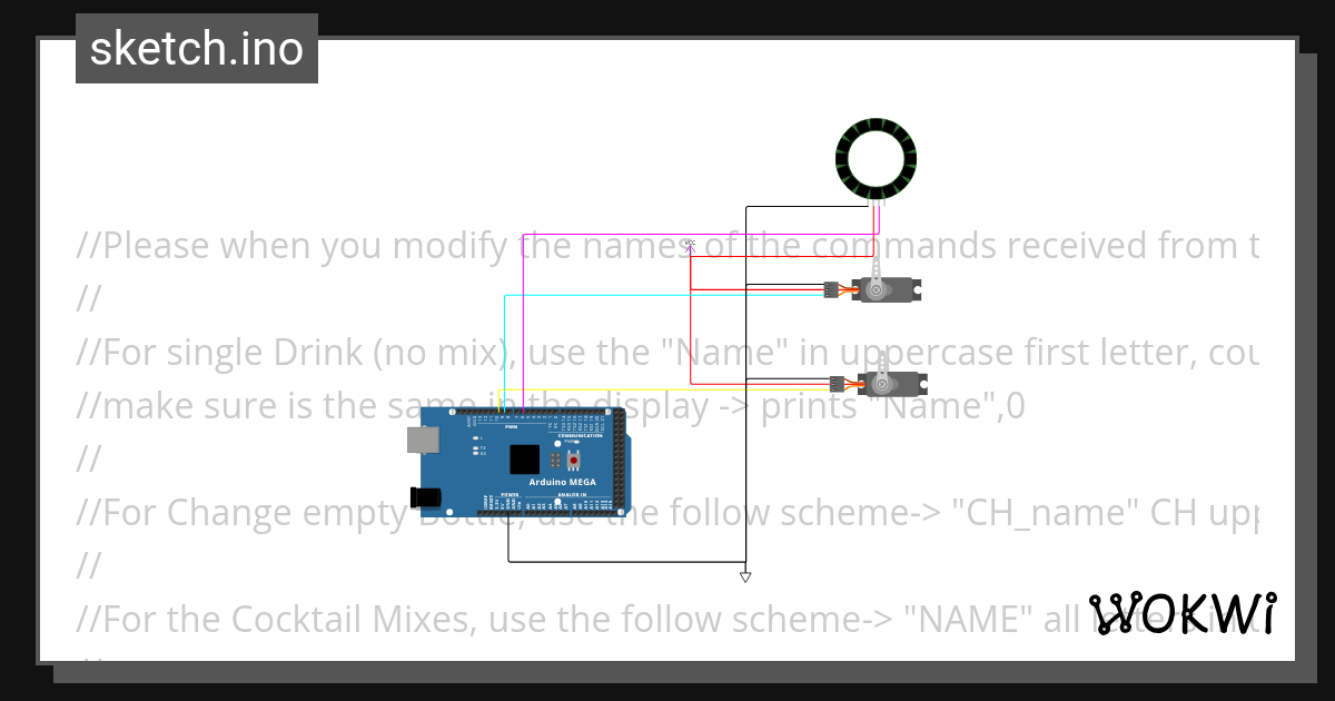 servos_SpeedControl - Wokwi ESP32, STM32, Arduino Simulator
