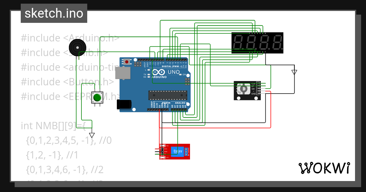 spotTimer - Wokwi ESP32, STM32, Arduino Simulator