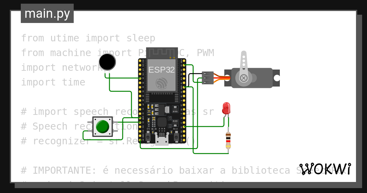 Ea075 Protótipo Python Wokwi Esp32 Stm32 Arduino Simulator 3508