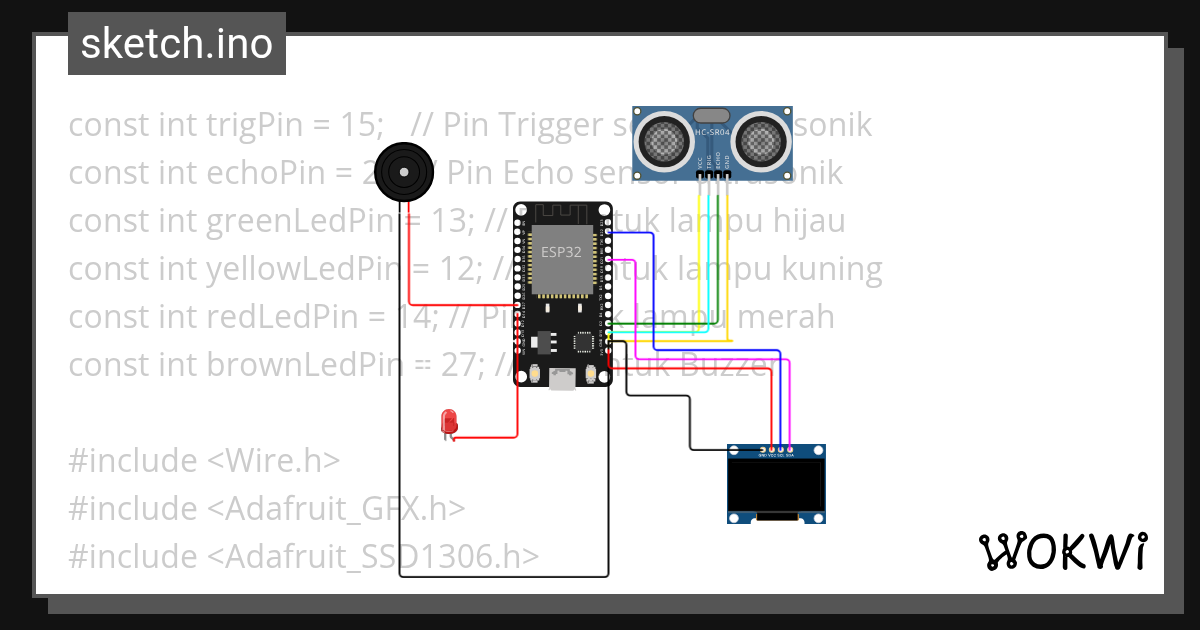 Tugas IOT Sensor - Wokwi ESP32, STM32, Arduino Simulator