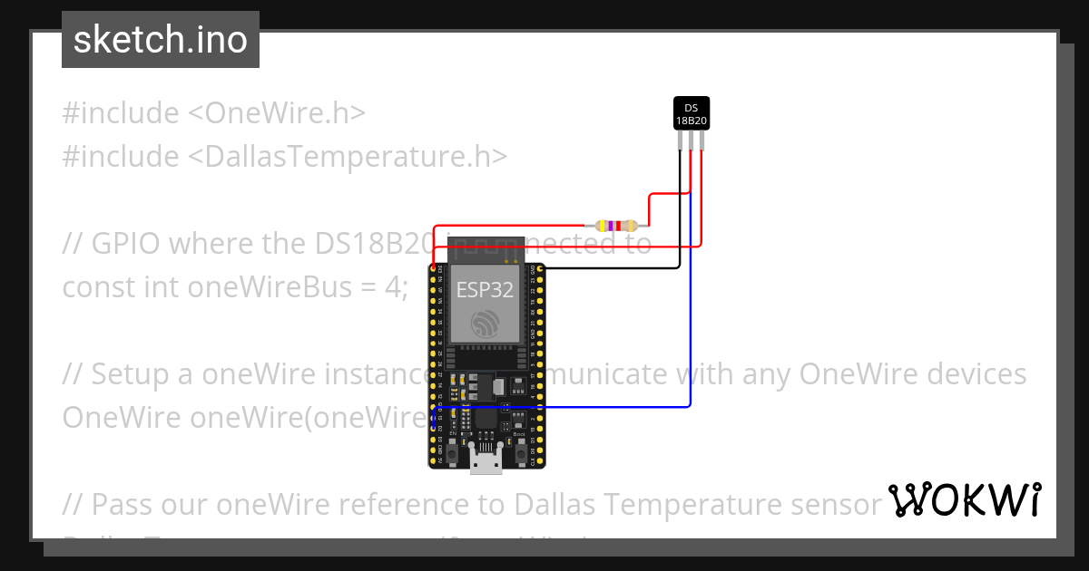 Temperature Wokwi Esp32 Stm32 Arduino Simulator 2507