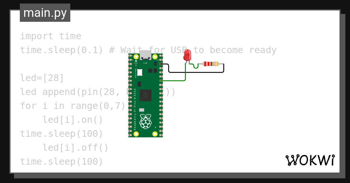 Led0 Led8 Wokwi Esp32 Stm32 Arduino Simulator 1571