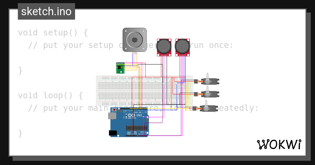 Brazo Robot Wokwi Esp32 Stm32 Arduino Simulator