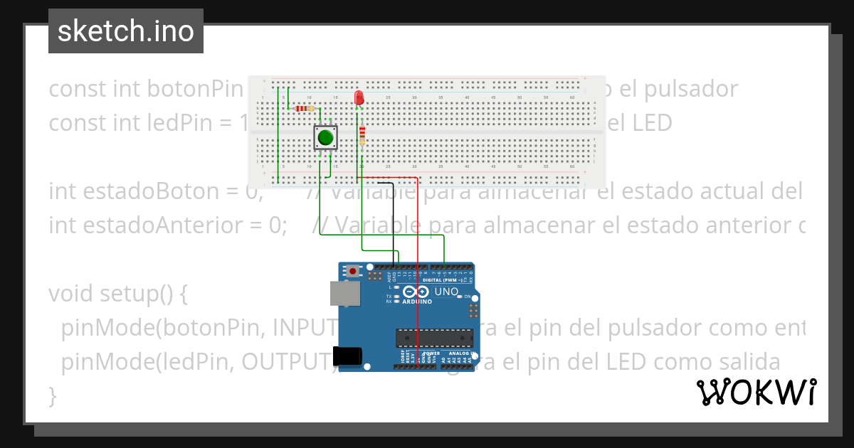 CASO 1 CON OPERADORES - Wokwi ESP32, STM32, Arduino Simulator