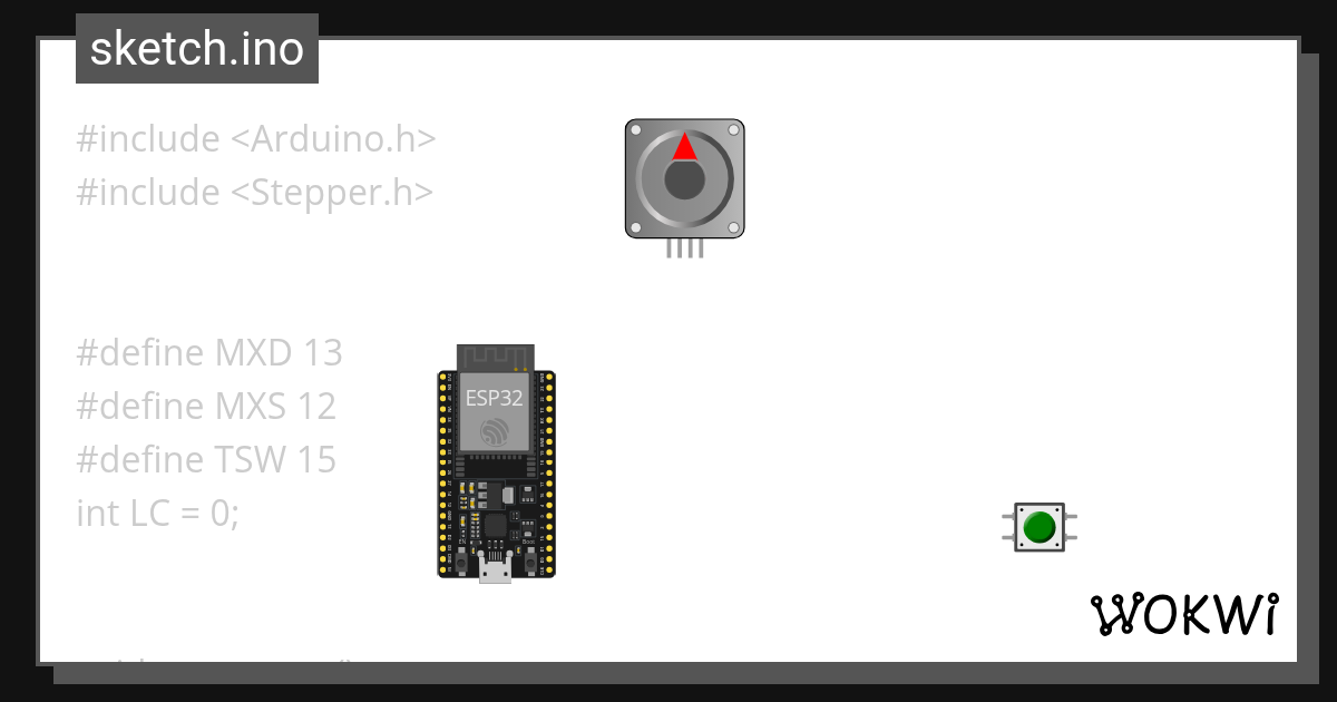 Stepper_Motor_jahidsd_5 - Wokwi ESP32, STM32, Arduino Simulator