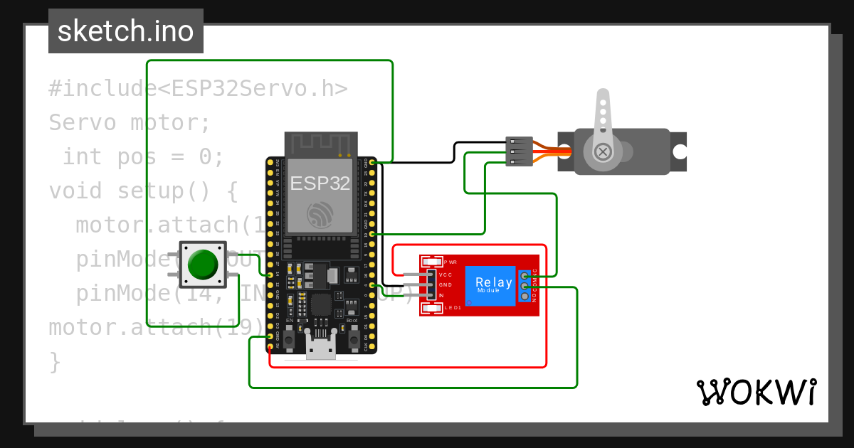 SERVO_MOTOR - Wokwi ESP32, STM32, Arduino Simulator SERVO_MOTOR - Wokwi ESP32, STM32, Arduino Simulator