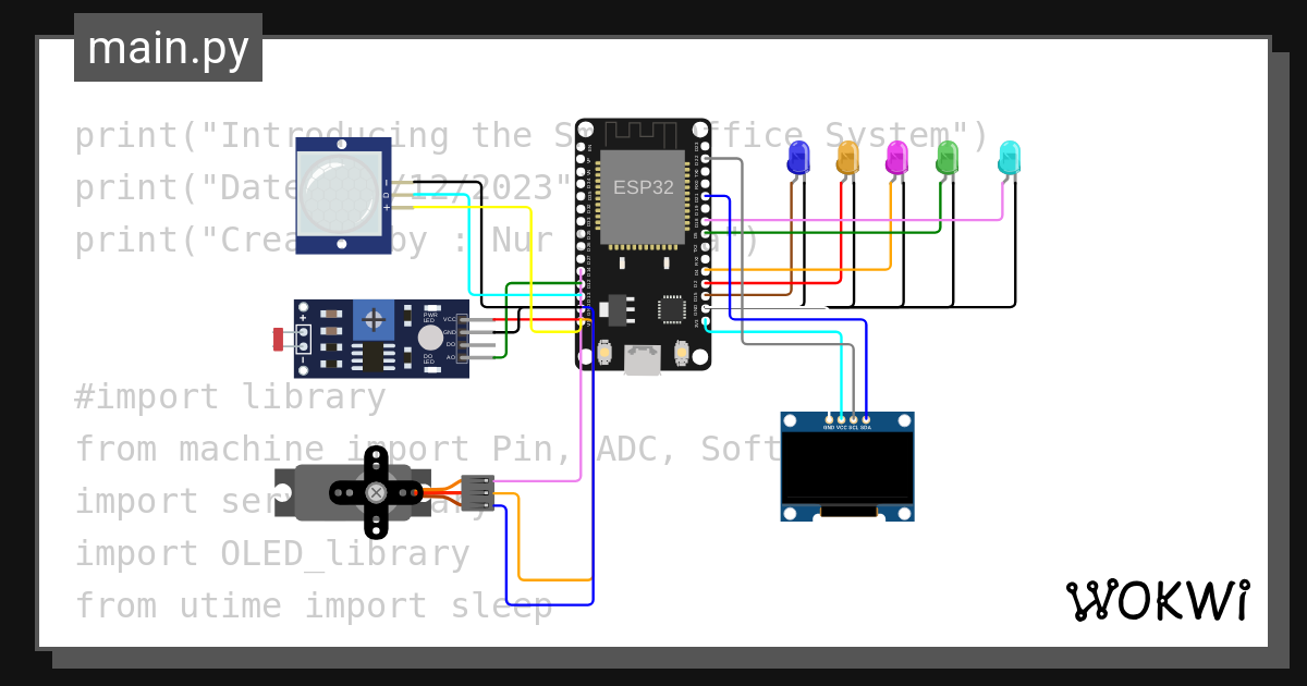 Practical Test 2023 Wokwi Esp32 Stm32 Arduino Simulator 4012