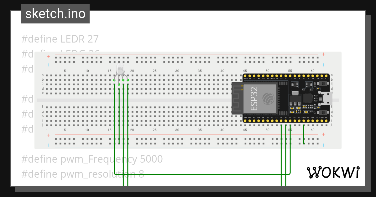 Rgb Wokwi Esp32 Stm32 Arduino Simulator 