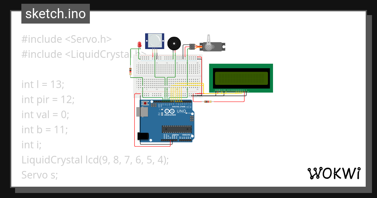 Chiqwita Ndoen running text - Wokwi ESP32, STM32, Arduino Simulator