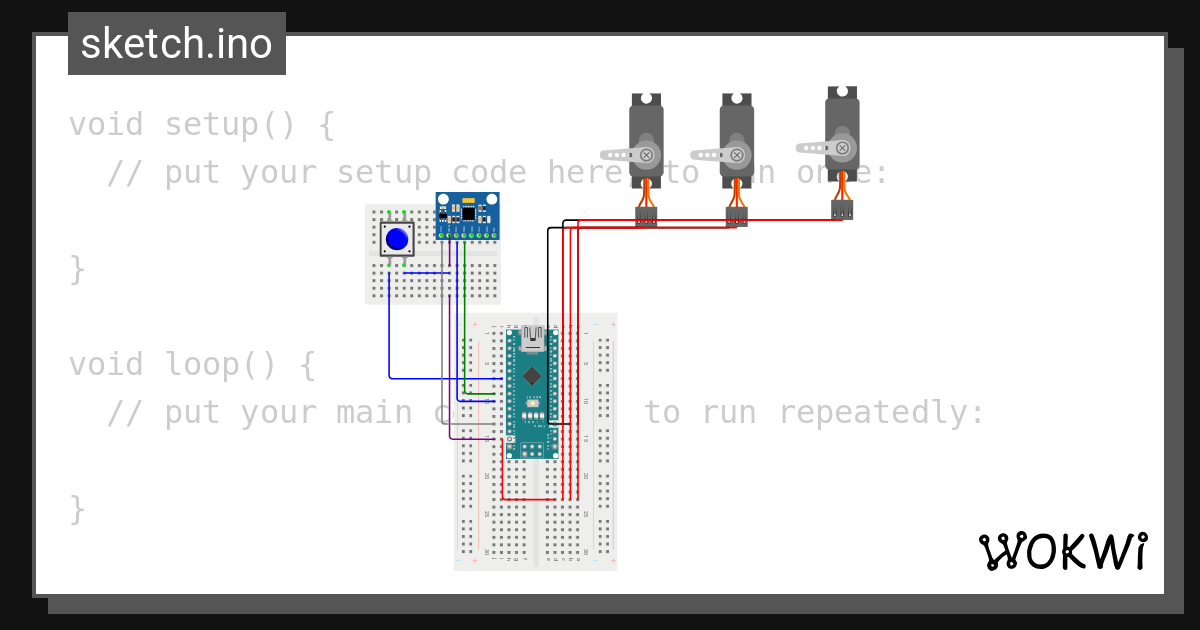 Arduino Mpu5060 Robotic Arm Wokwi Esp32 Stm32 Arduino Simulator 7632