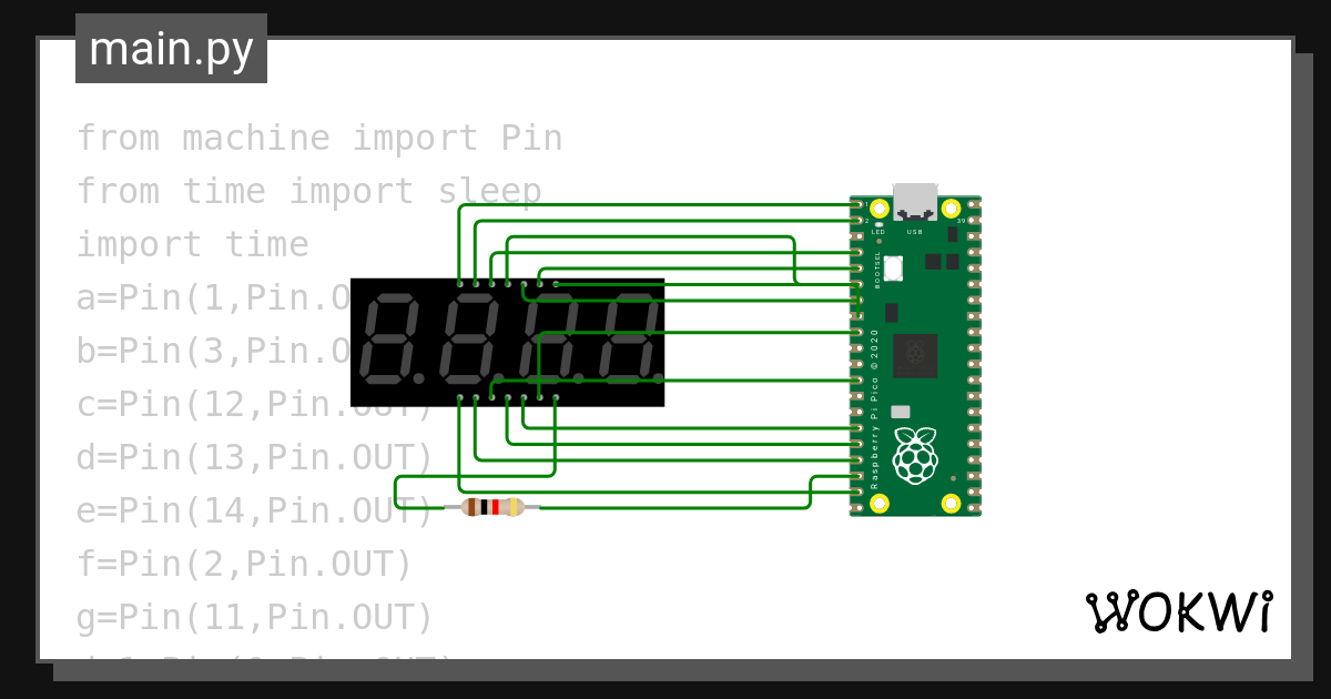 7segfournum Wokwi Esp32 Stm32 Arduino Simulator 2647