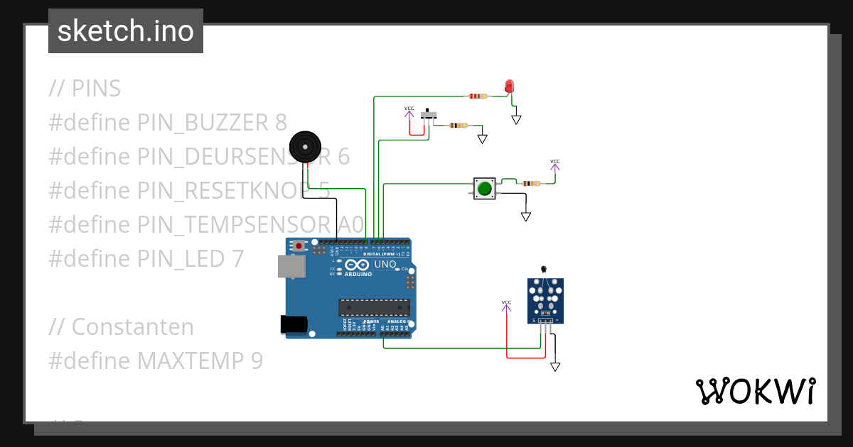 Frigo Statemachine einde les Copy - Wokwi ESP32, STM32, Arduino Simulator