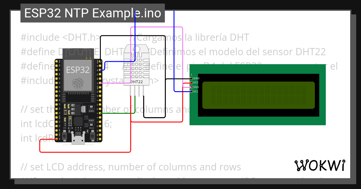 ESP32 NTP Example.ino Copy - Wokwi ESP32, STM32, Arduino Simulator