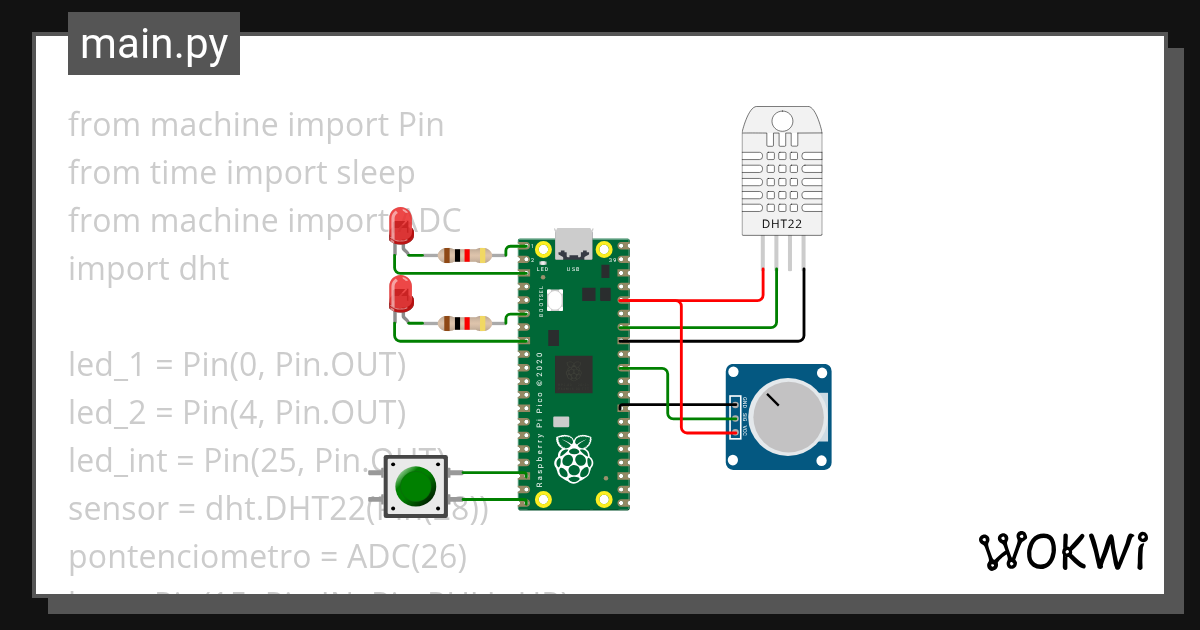 Teste Wokwi Esp32 Stm32 Arduino Simulator 
