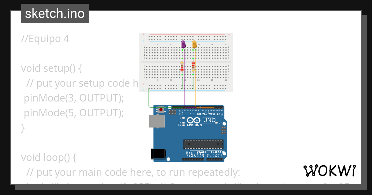 Proyecto Luces Aleatorias 2 equipo 4 - Wokwi ESP32, STM32, Arduino Simulator