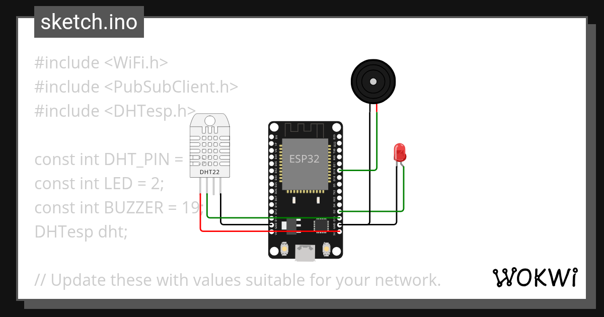 Mqtt Firealarm Wokwi Esp32 Stm32 Arduino Simulator