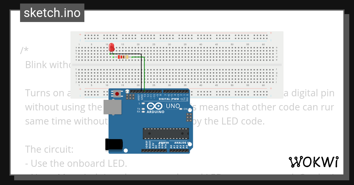 Led Copy Wokwi Esp32 Stm32 Arduino Simulator