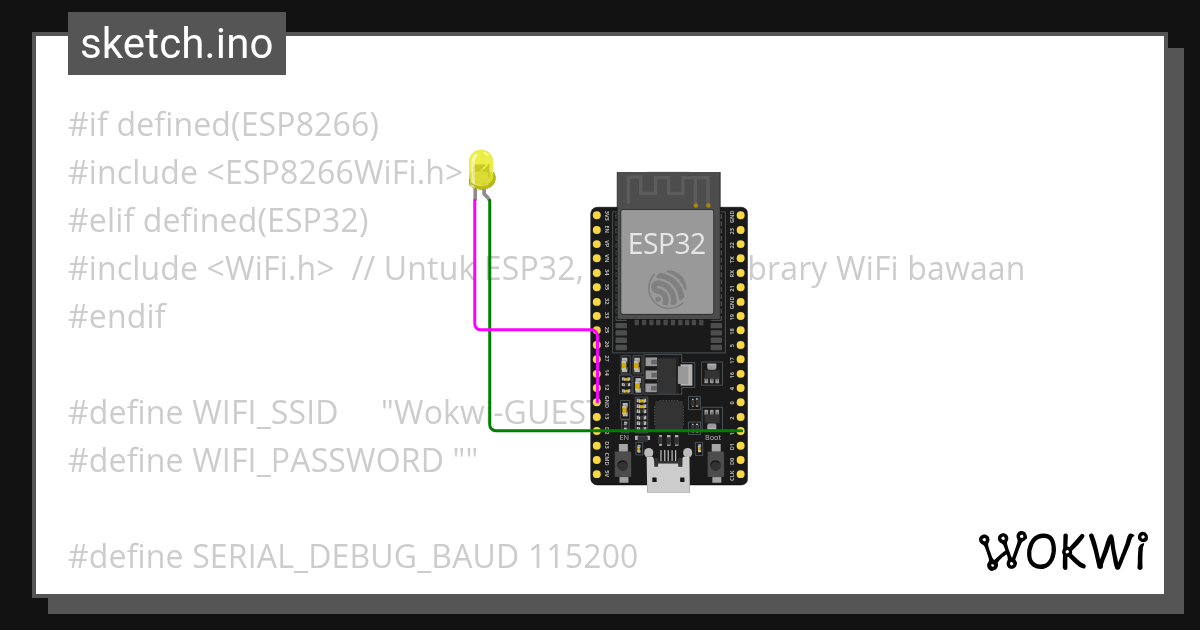 PERT.16.3.MEMULAI SIMULASI - Wokwi ESP32, STM32, Arduino Simulator