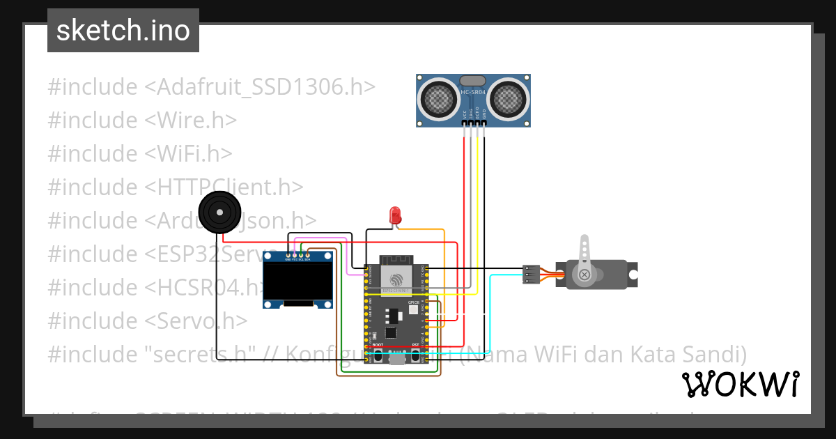 IoT LED 1 - Wokwi ESP32, STM32, Arduino Simulator