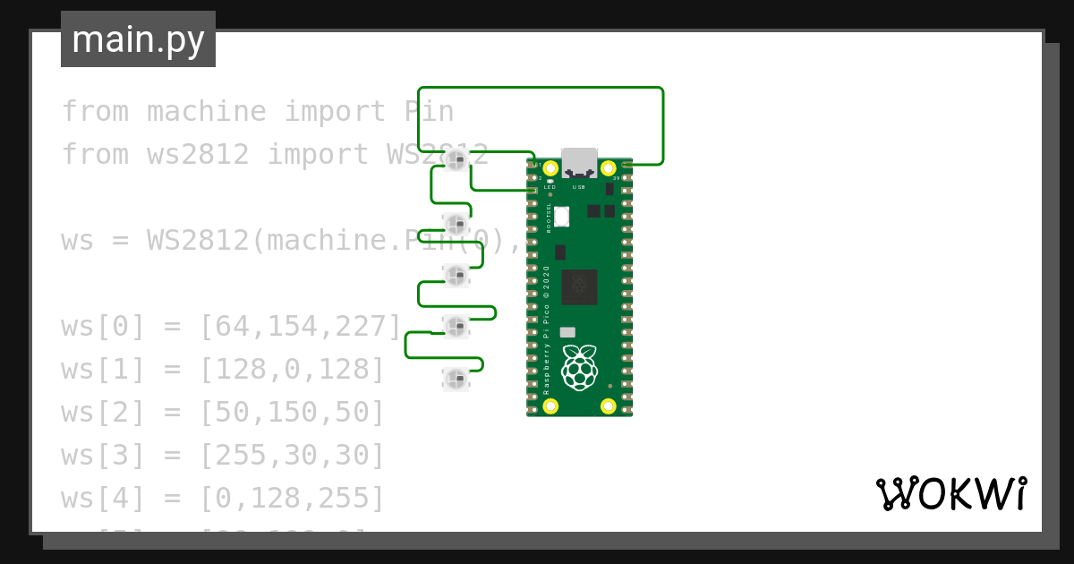 Rgb Led Strip Copy Wokwi Esp32 Stm32 Arduino Simulator