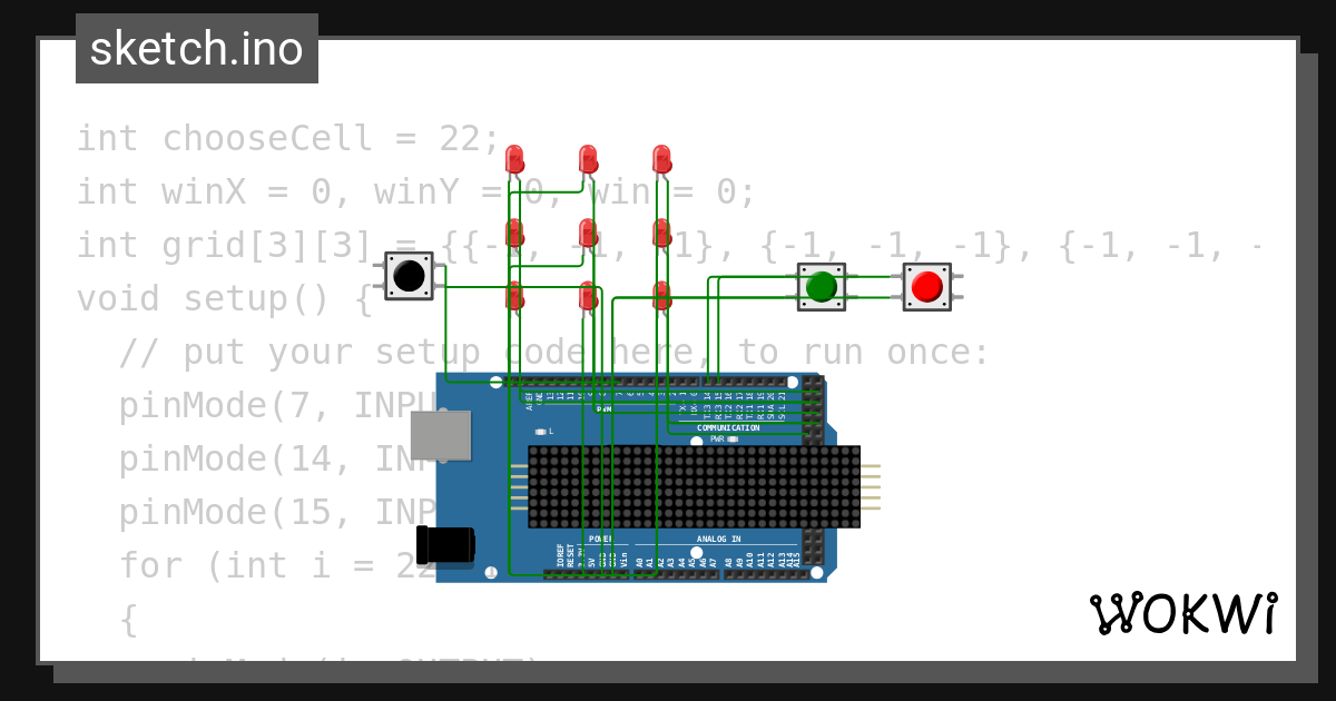 Tictactoe Wokwi Esp32 Stm32 Arduino Simulator 0283