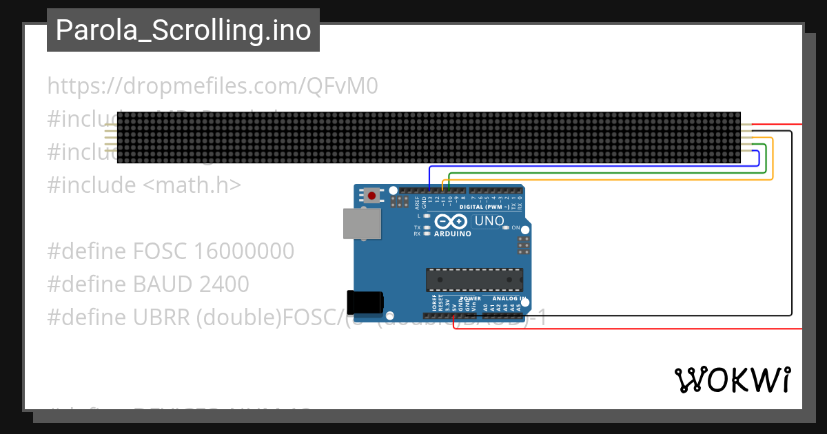Curs.ino - Wokwi ESP32, STM32, Arduino Simulator