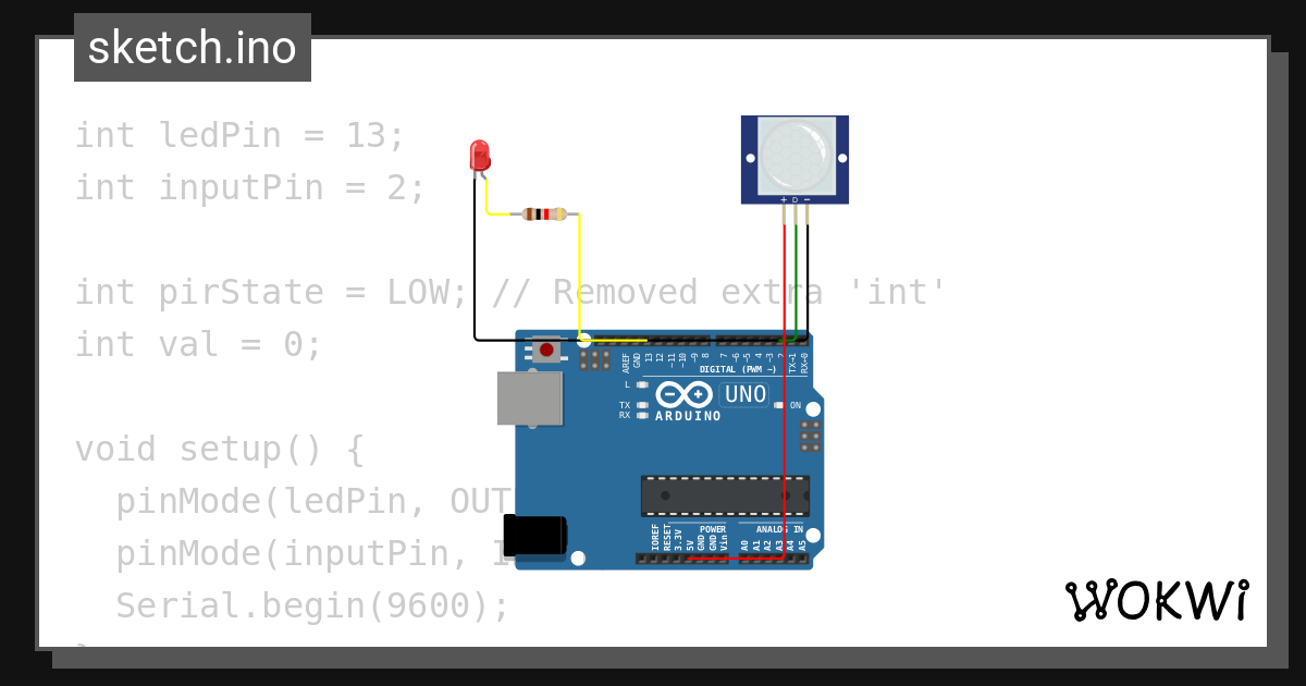 Pert 132 Projek Sensor Pir Wokwi Esp32 Stm32 Arduino Simulator