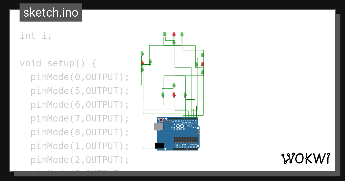 Trafficlight Wokwi Esp32 Stm32 Arduino Simulator 4500