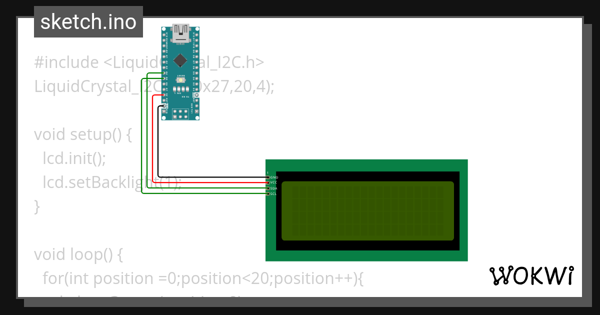 effetto kitt - Wokwi ESP32, STM32, Arduino Simulator