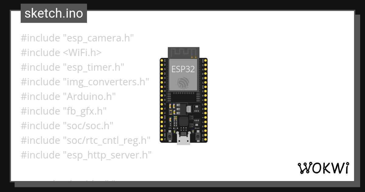 Streaming ESP32 - Wokwi ESP32, STM32, Arduino Simulator