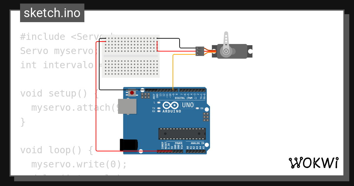 Myservo Wokwi Esp32 Stm32 Arduino Simulator