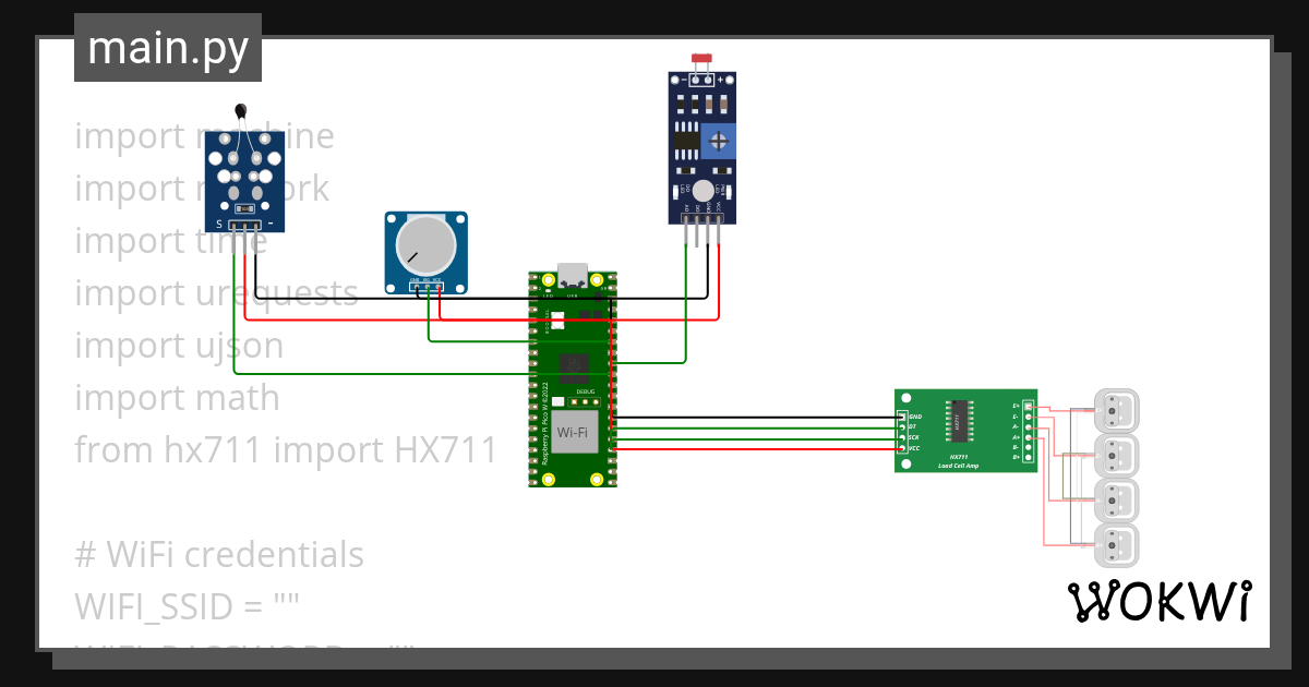 Pi Pico W - EMJ47703-EXERCISE 2 - Wokwi ESP32, STM32, Arduino Simulator